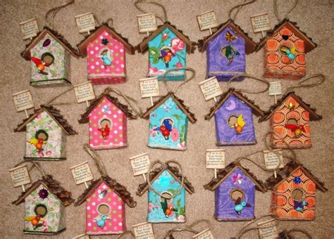 Bird Houses I Made For The Elderly At The Nursing Home These Were Made