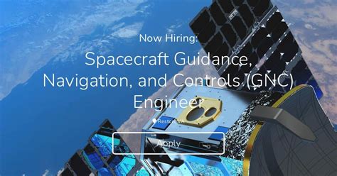 Scout Space On Linkedin Spacecraft Guidance Navigation And Controls Gnc Engineer At Scout