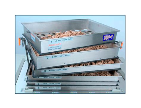 Wooden Splinter Chip Classifier 5 Trays Idm Idm Test