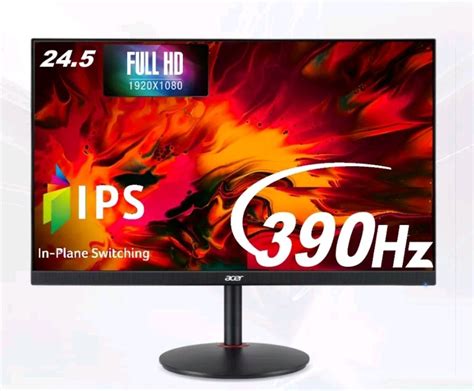 Acer Nitro Xv252q F 245 Inches Fhd Ips Gaming Monitor 390hz Refresh