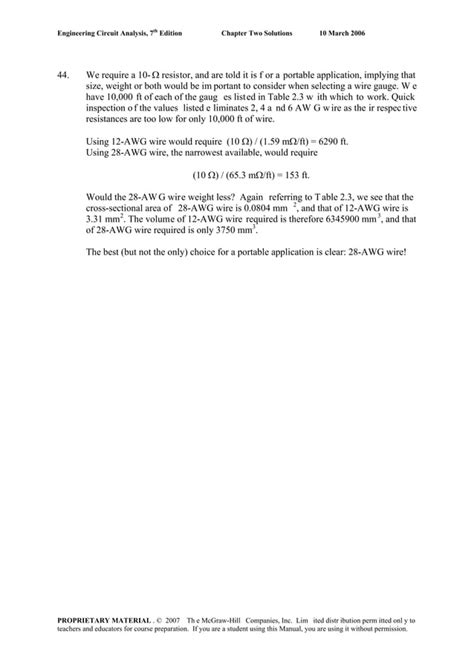 Engineering Circuit Analysis Solutions 7ed Hayt Pdf