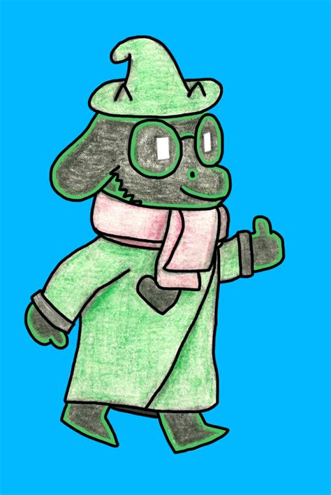 Ralsei Walking By Lilbigpizza On Deviantart