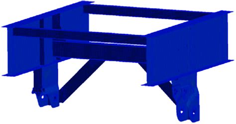 Finite Element Model Of Axle Bracing Assembly Download Scientific Diagram