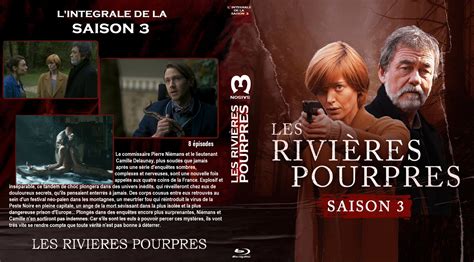 Jaquette DVD de Les rivieres pourpres saison Blu ray custom Cinéma Passion
