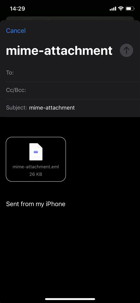 Unable To Open Mime Attachment In Ios 131 Apple Community