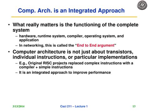 Ppt Csci 211 Computer System Architecture Lec 1 Introduction