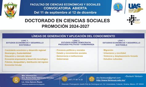 Doctorado en Ciencias Sociales Facultad de Ciencias Económicas y Sociales