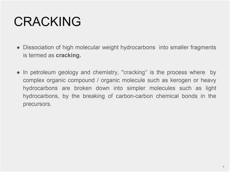Cracking Ppt For Chemical Engineering Students Pptx