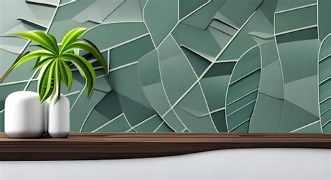 Premium Ai Image A Cracked Glass Wall With A Green Tree On It