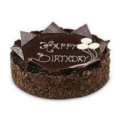 Delicious Tasty Round Eggless Sweet Chocolate Cake For Parties