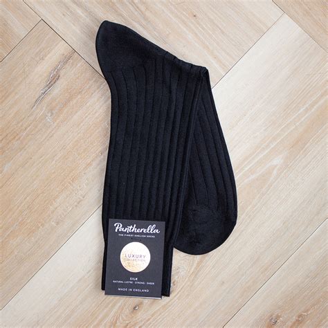 Pantherella Black Formal Socks Norton Ditto