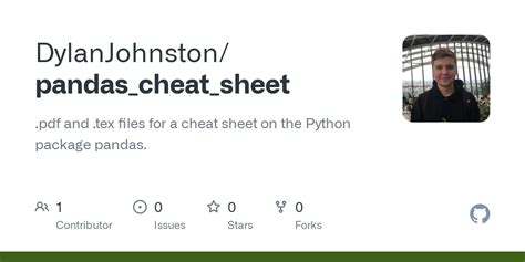 GitHub DylanJohnston Pandas Cheat Sheet Pdf And Tex Files For A