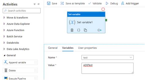 Azure Data Factory Increment Variable Using Set Variable Activity
