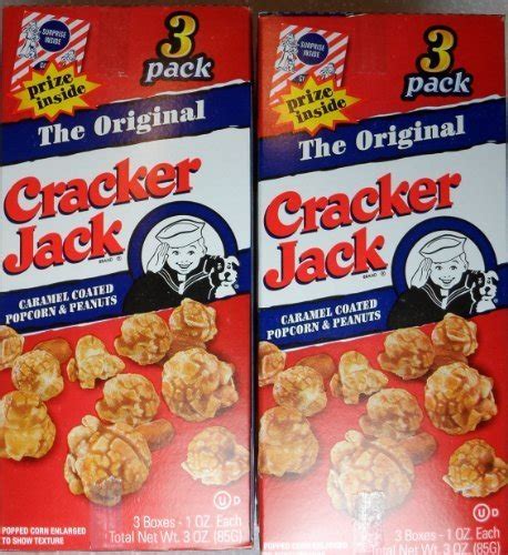 Buy Cracker Jack Original Caramel Coated Popcorn And Peanuts W Prize Inside Each Box 6 Boxes