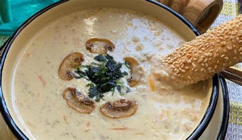طرز تهیه سوپ شیر و قارچ رستورانی چطور سوپ شیر و قارچ خوشمزه به سبک