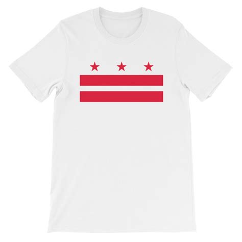 Washington Dc Flag T Shirt Trip Hacks Dc Store