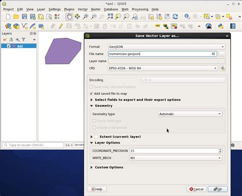 How Can I Save A Vector Layer To Memory Or Is There A Reason Qgis