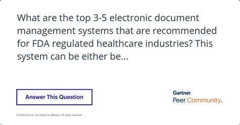 What Are The Top 3 5 Electronic Document Management Systems That Are Recommended For Fda