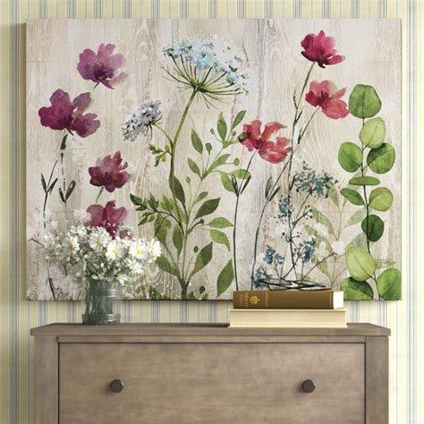 Winston Porter Sprinkled Flowers Crop By Silvia Vassileva On Canvas