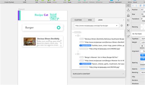 Design Json Data With Sketch Quick Thoughts On Using Json Import By Bi Yoo Medium