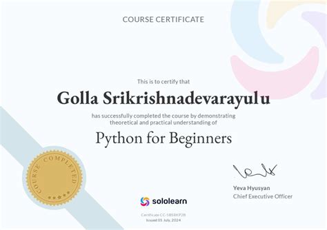 Golla Srikrishnadevarayulu On Linkedin Python For Beginners