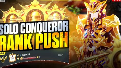 Solo Conqueror Live Rank Push Youtube