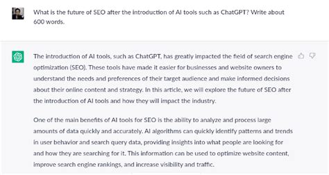 what is the future of seo after the introduction of ai tools chatgpt