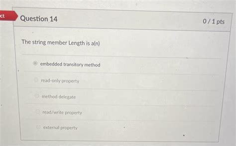 Solved A String Is Immutable Meaning That There Is No Such