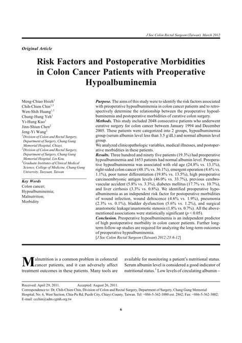 Pdf The Relationship Between The Presentation Of Hematochezia And