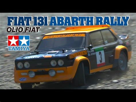 Tamiya Inc Youtube Channel Tamiya R C Fiat Abarth Rally Olio