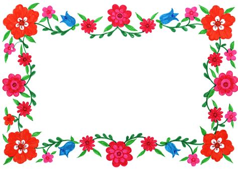Flower Frame Png Floral Border Design Flower Frame Images And Photos Finder