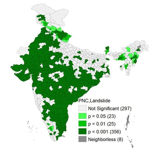 Bivariate Lisa Cluster Map Significance Map And Morans I Scatter Plot