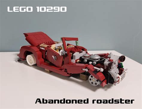 Lego Moc 10290 Abandoned Roadster By Kirvet Rebrickable Build With Lego