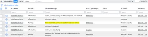 Wmi Authentication Failed Using Windows Credentials On Servicenow
