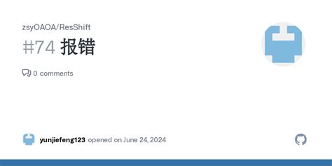 报错 · Issue 74 · Zsyoaoaresshift · Github