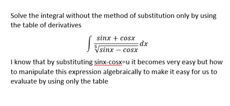 Calculus Evaluate The Integral Without Substitution 2 Mathematics