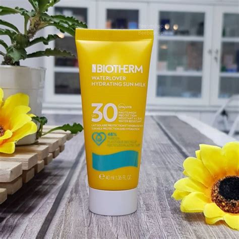 Biotherm Waterlover Hydrating Sun Milk Spf30 40ml ผลิต 042022 Lazada
