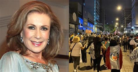 Laura Zapata Fue Testigo De La ‘toma De Lima Y Calificó De “tristeza