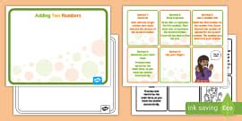 Adding Three Numbers Anchor Chart Teacher Made Twinkl