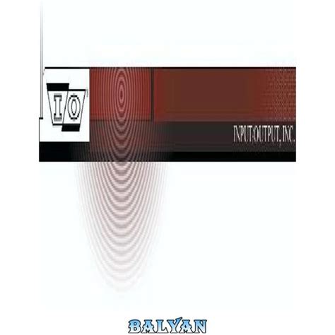 خرید و قیمت دانلود کتاب Inputoutput Inc I Oimagesystemtapeheader
