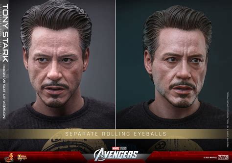 Hot Toys Tony Stark Mark Vii Suit Up Version Figure Iron Man Limited