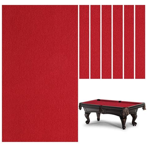Billiard Tablecloth Billiard Pool Felt Cloth With 6 Cloth Strips For