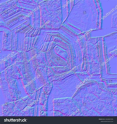 Abstract Lines Normal Map Texturefor Bump Stock Illustration Shutterstock