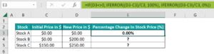 Percentage Change Formula In Excel Examples How To Calculate