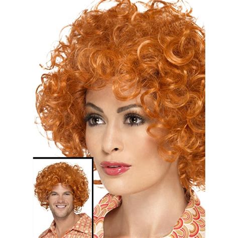 Curly Short Ginger Afro Wig Annie