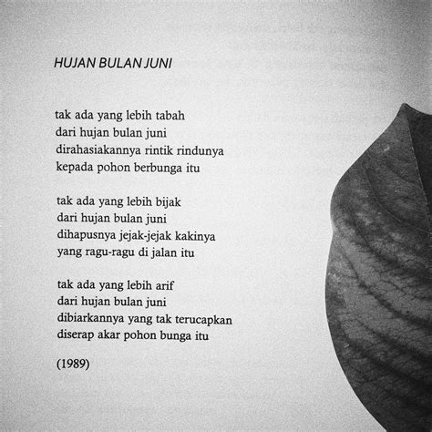 72 Kumpulan Puisi Hujan Bulan Juni