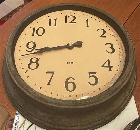 A Vintage Ibm Clock In Its Early Days Ibm Produced Many… By Steve