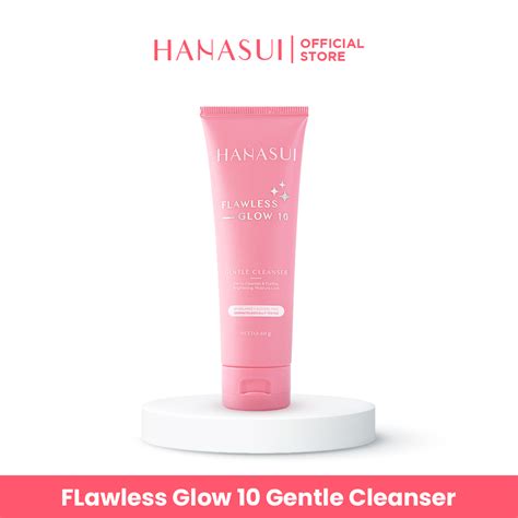 Hanasui Flawless Glow 10 Gentle Cleanser Facial Wash Sabun Cuci Muka Lazada Indonesia