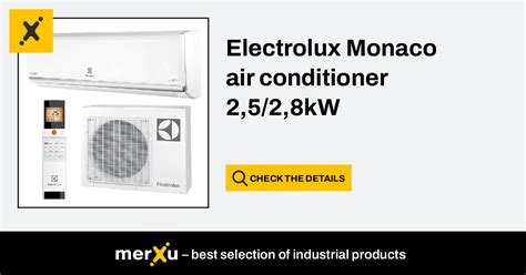 Electrolux Monaco air conditioner 2,5/2,8kW - merXu - Negotiate prices ...