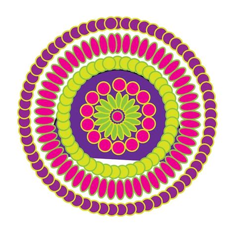 Premium Vector Round Mandala Design